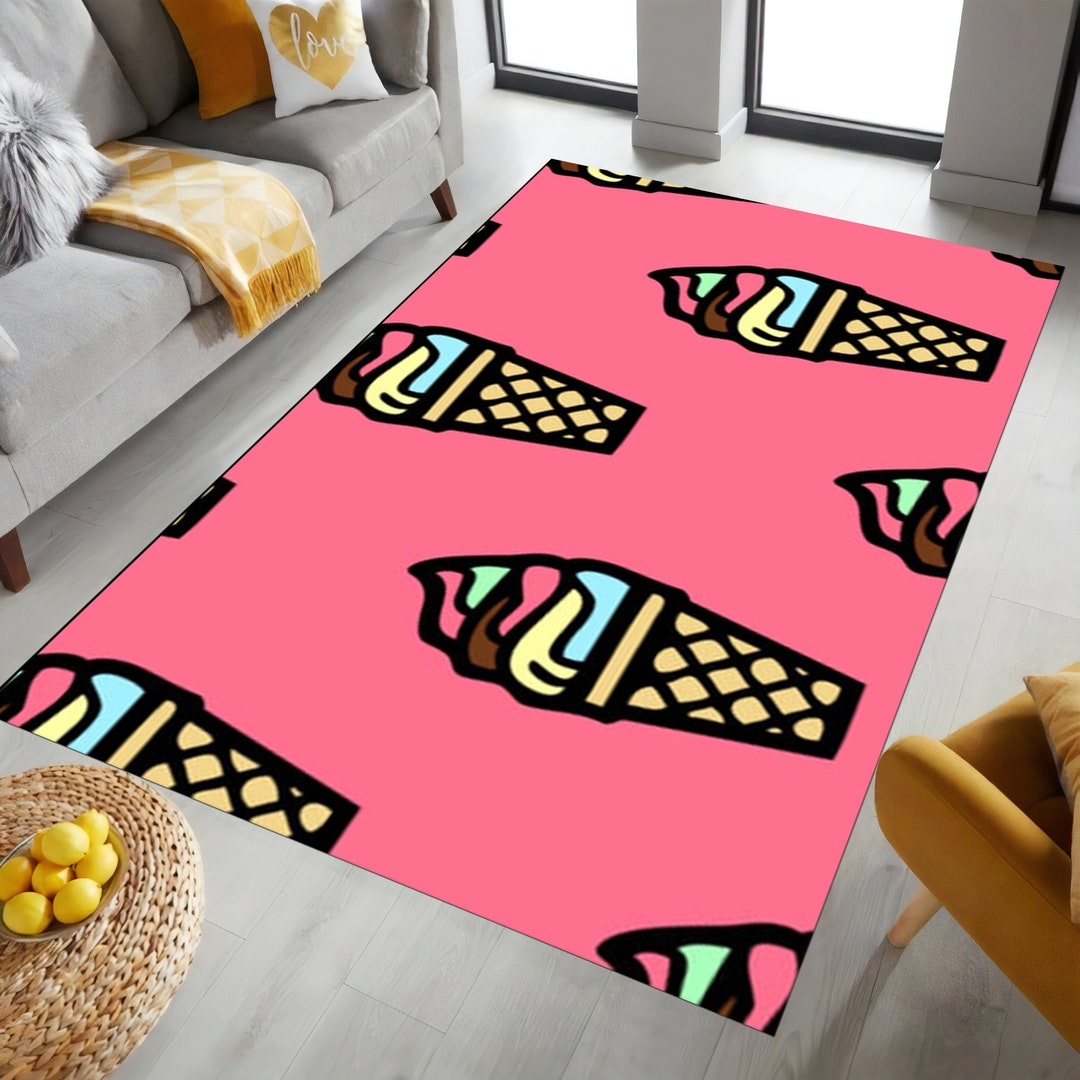Ice Cream Rug, Sundae Rug, Gelato Rug, Abstract Rug, Home Decor Rug ...