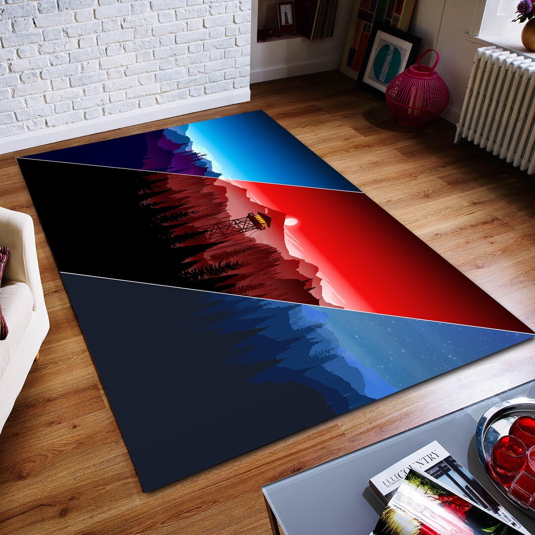 Sunset Rug, Abstract Rug,nature Rug, Home Decor Rug, Modern Rug, Non ...