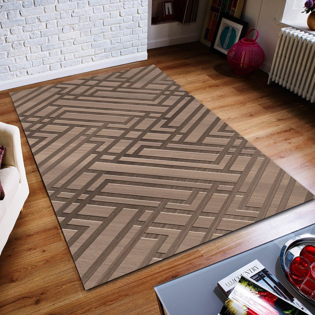 Geometric Design Rug, Aesthetic Design Rug, Abstract Rug, Custom Rug ...