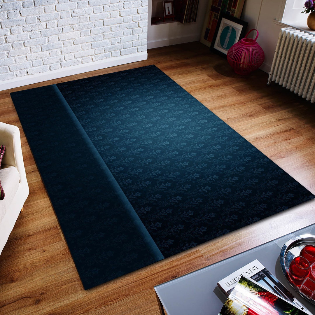 Floral Pattern Rug, Wallpaper Form Rug, Abstract Rug, Custom Rug, Home ...