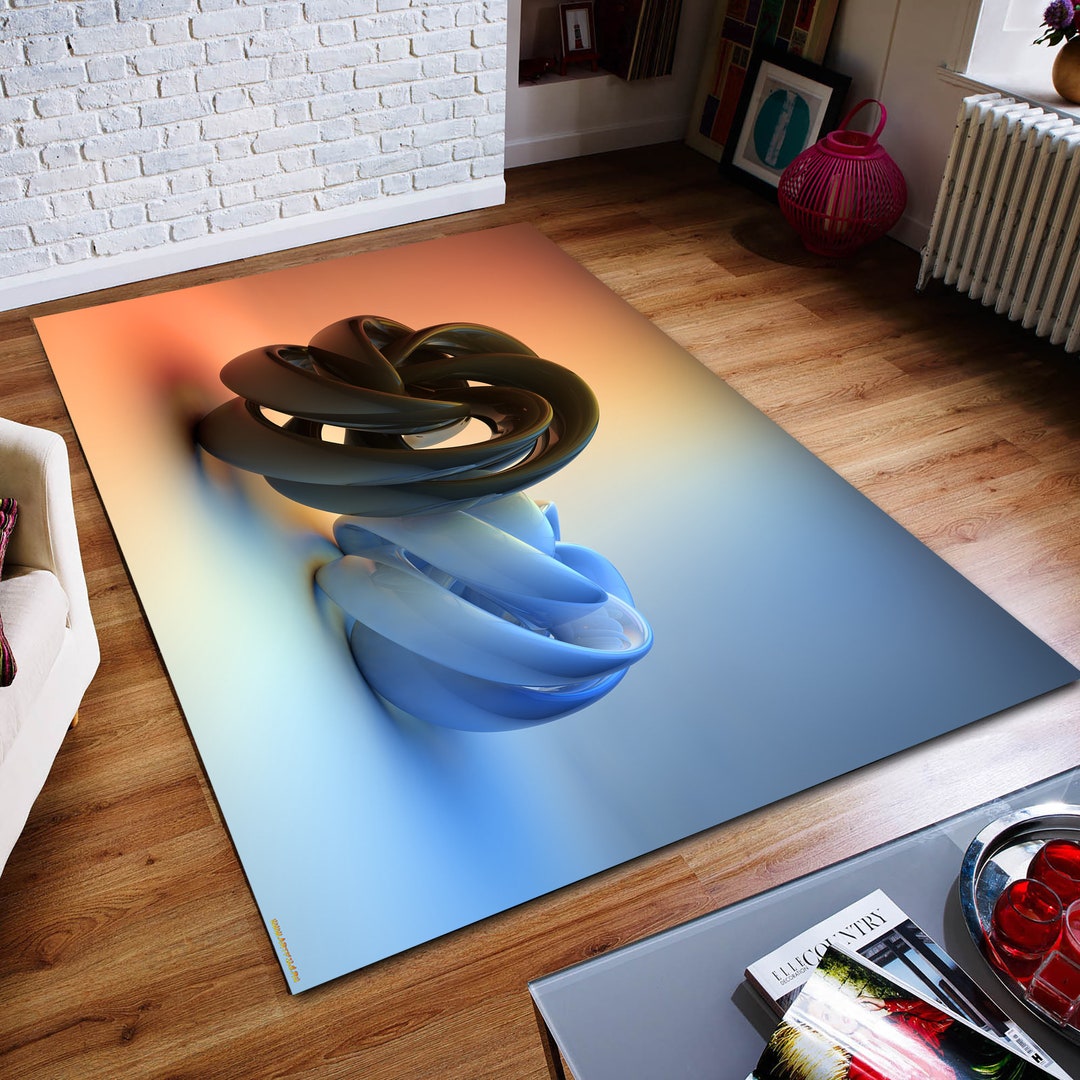 3D Graphics Rug, Shape Rug, Aesthetic Rug, Abstract Rug, Custom Rug ...
