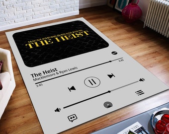 Music Player, Music Rug, for Music Room, Gift, Music Clip Player,custom ...