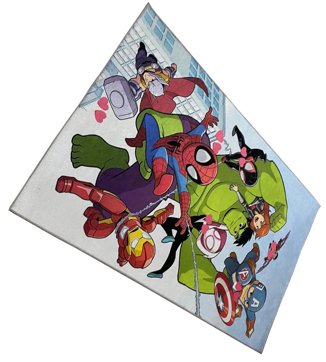 Spiderman Rug,İron Man Rug,fantastic Rug, Hulk Rug, Abstract Rug, Kids ...