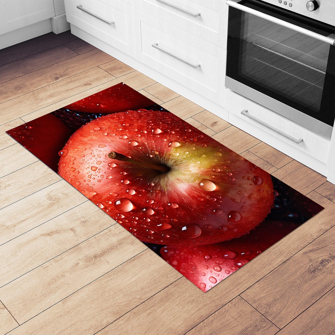 Apple, Kitchen Floor, Kitchen Rug, Kitchen Decor, Design for Kitchen ...