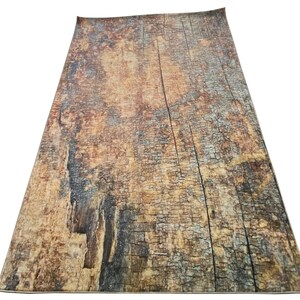 Tree Trunk Rug, Wood Rug, Abstract Rug, Custom Rug, Home Decor Rug, Mid ...