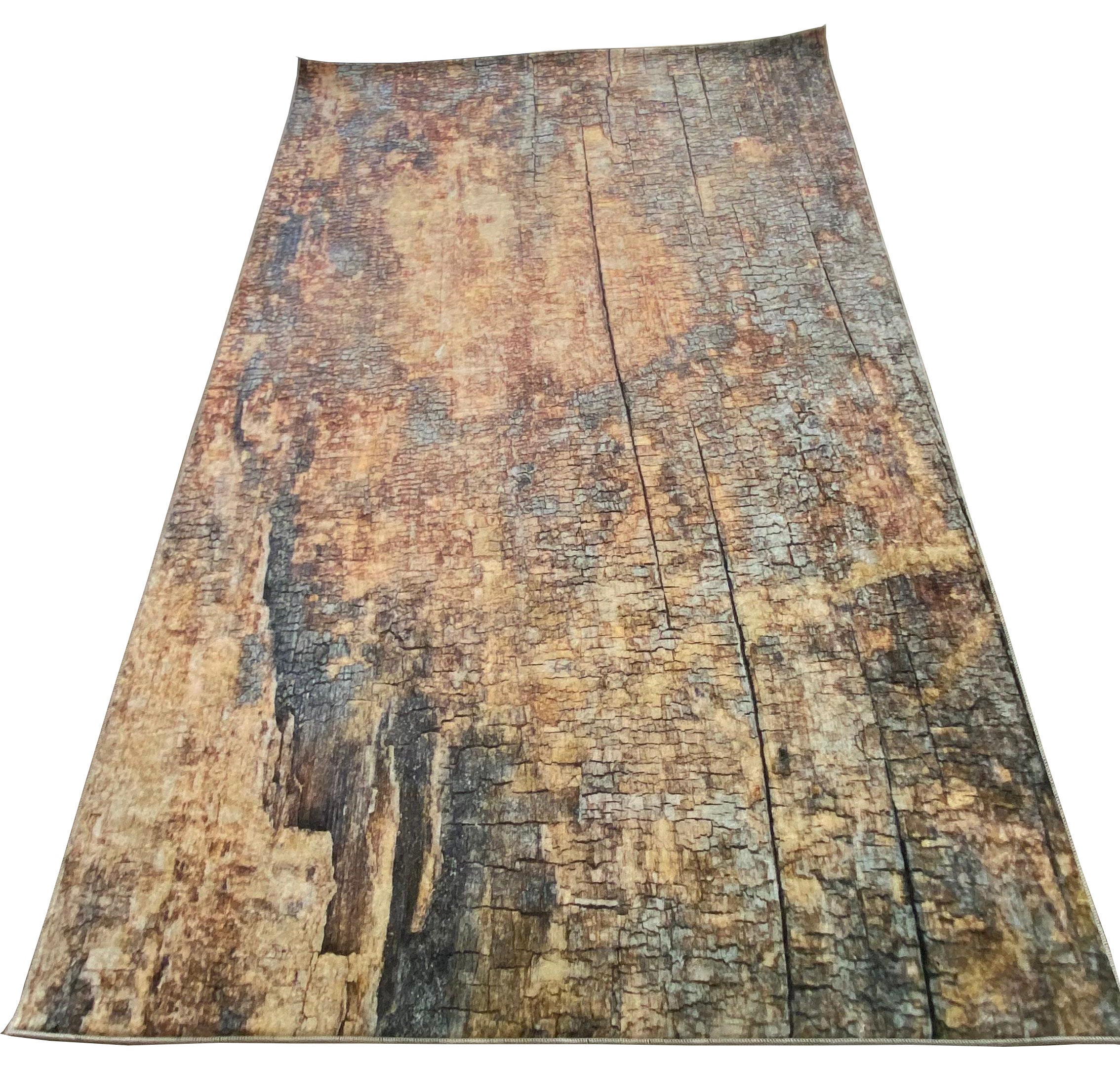 Tree Trunk Rug, Wood Rug, Abstract Rug, Custom Rug, Home Decor Rug, Mid ...