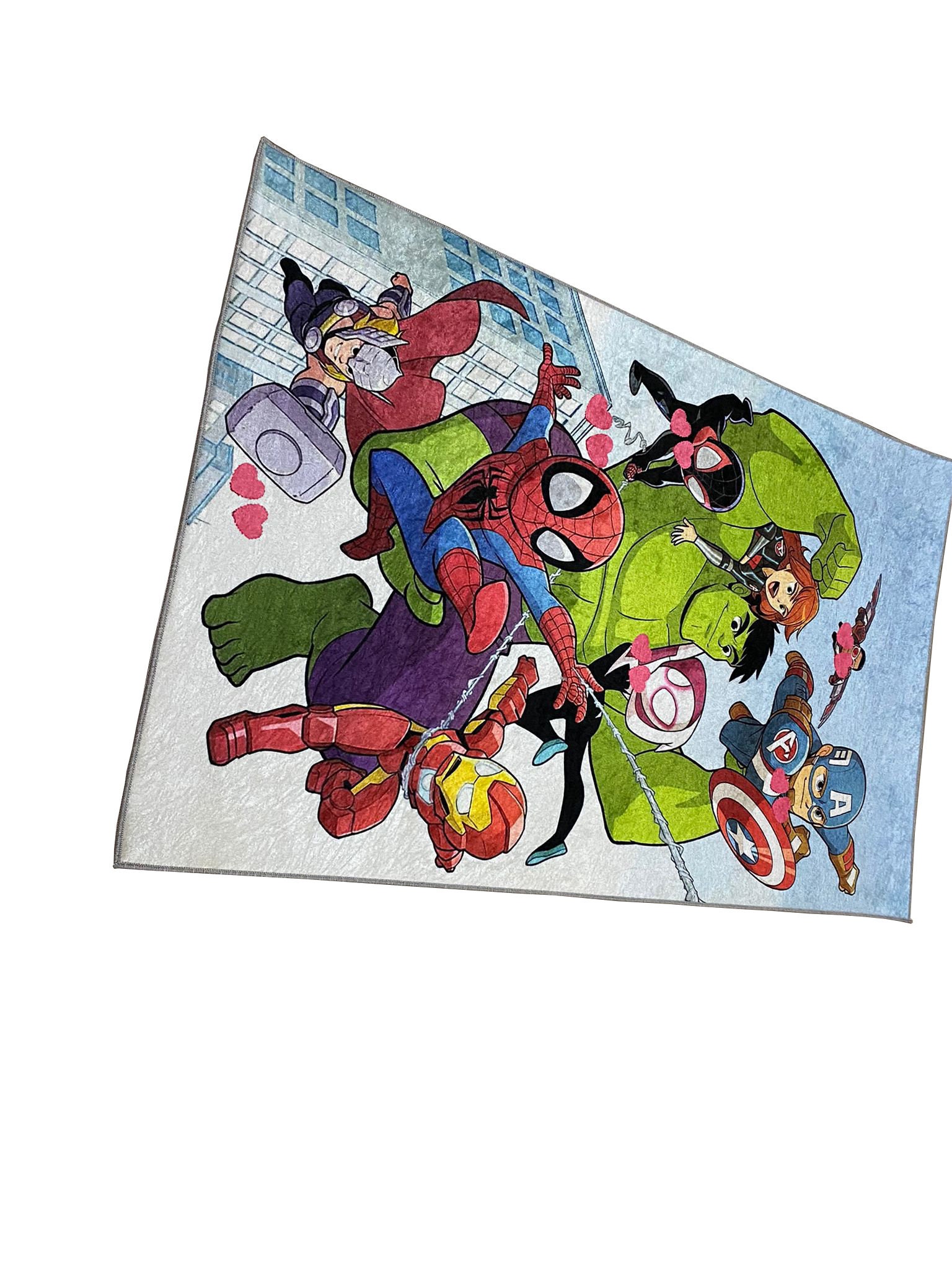 Spiderman Rug,İron Man Rug,fantastic Rug, Hulk Rug, Abstract Rug, Kids ...