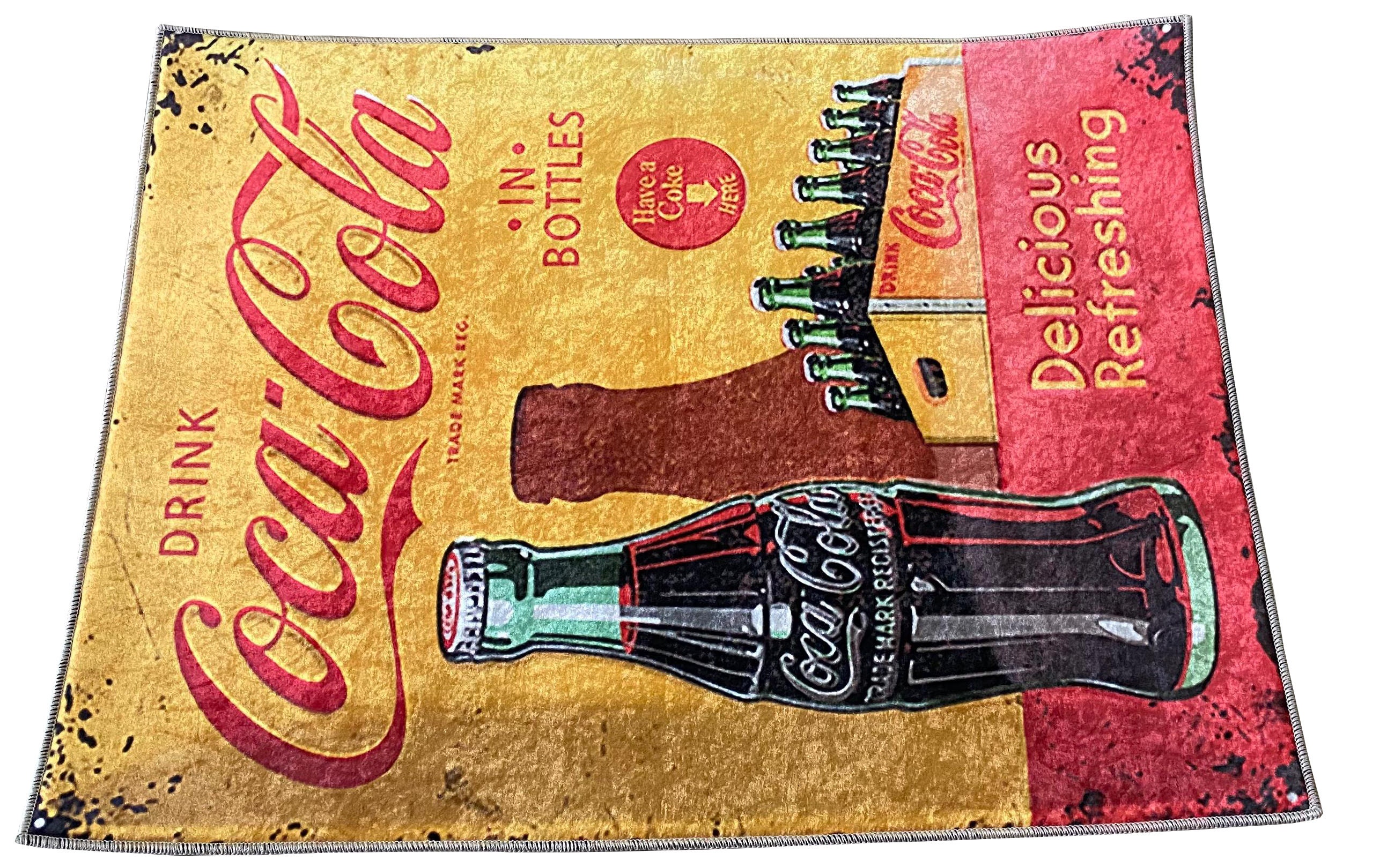 Coca Cola Rug, Legendary Drink Rug, Abstract Rug, Custom Rug, Home ...