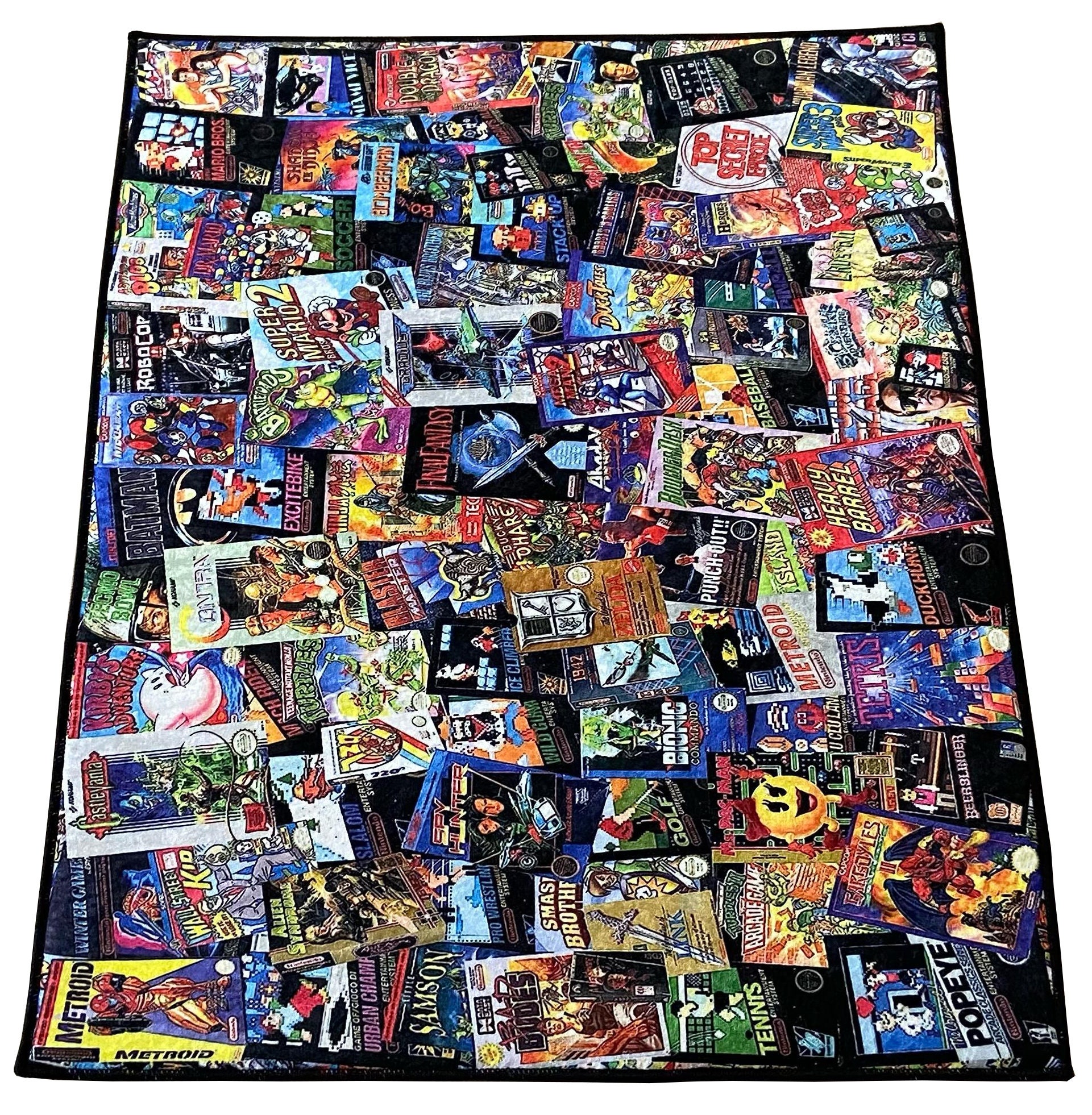Retro Games, Modern Rug, Colorful Rug, Art Rug, Movie Rug, Home Decor ...