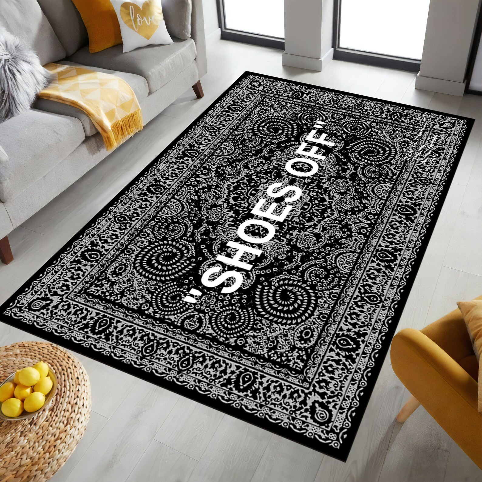 Shoes off Rug With Keep Off, Shoes Room Rug,birthday Gifts,gifts for ...