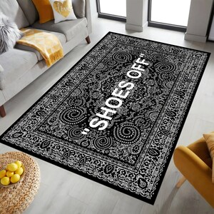 Shoes off Rug With Keep Off, Shoes Room Rug,birthday Gifts,gifts for ...