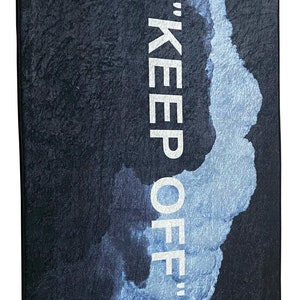 Keep off Rug, Keep off Clouds Rug, Traditional Abstract Rug, Custom Rug ...