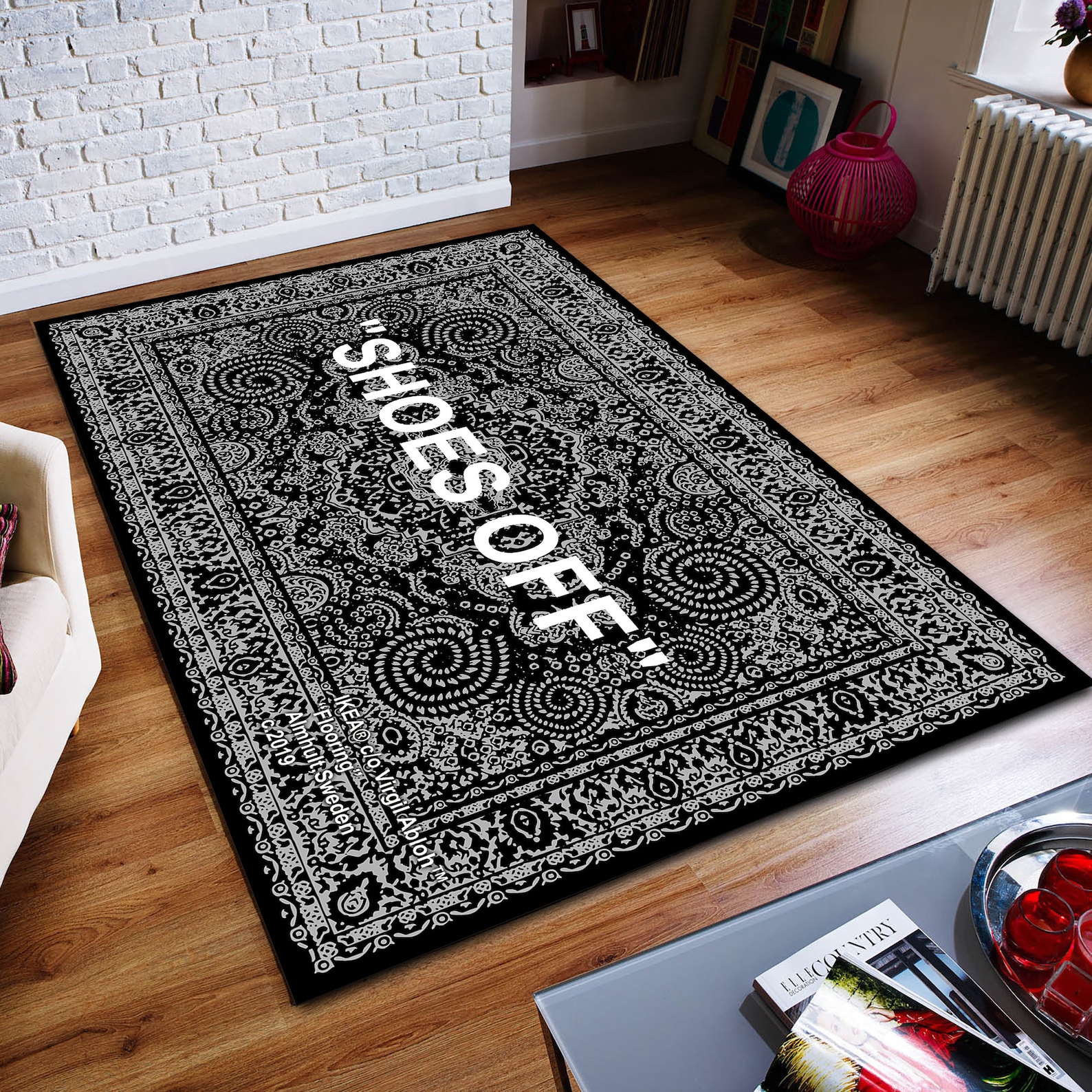 Shoes off Rug With Keep Off, Shoes Room Rug,birthday Gifts,gifts for ...