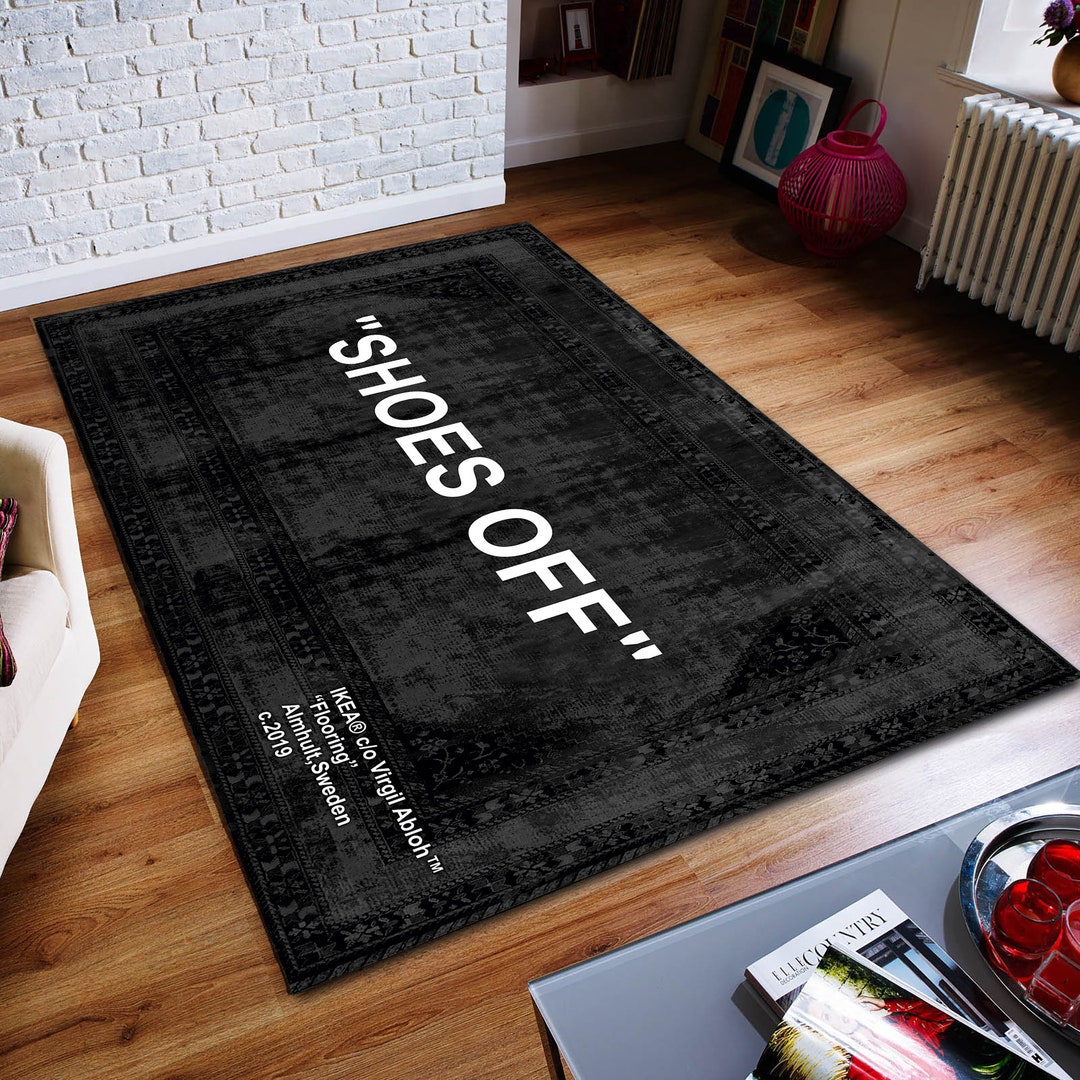 Shoes off Rug, Shoes Room Rug, Custom Rug, Birthday Gifts, Gifts for ...