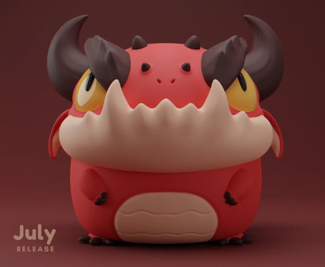 Grumpii Red Demon Mini 1 1/2 Resin - Etsy
