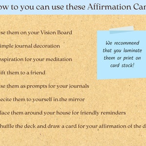 Blue Affirmation Cards | Affirmation Cards Printable | Create Your Own ...