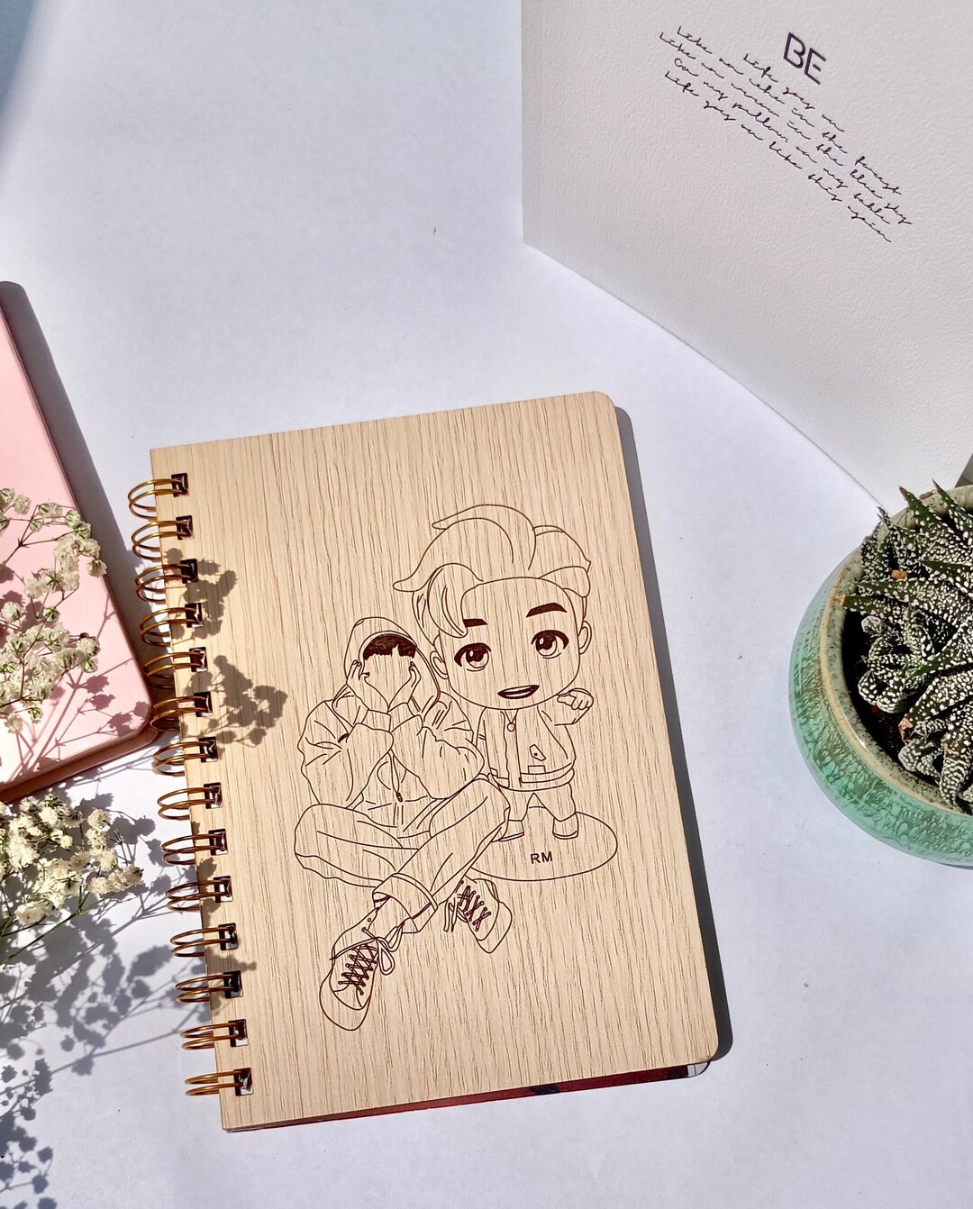 Kim Namjoon With Tinytan RM Notebook - Etsy