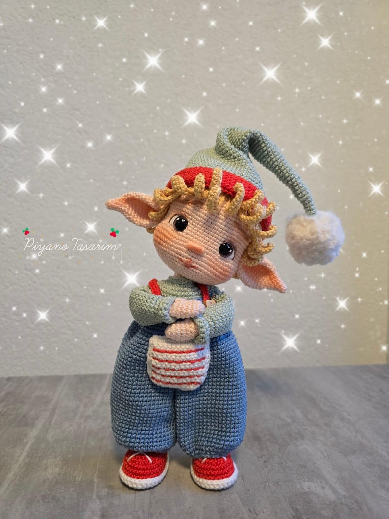 Elf Buddy Amigurumi Crochet Pattern (turkish/english) - Etsy