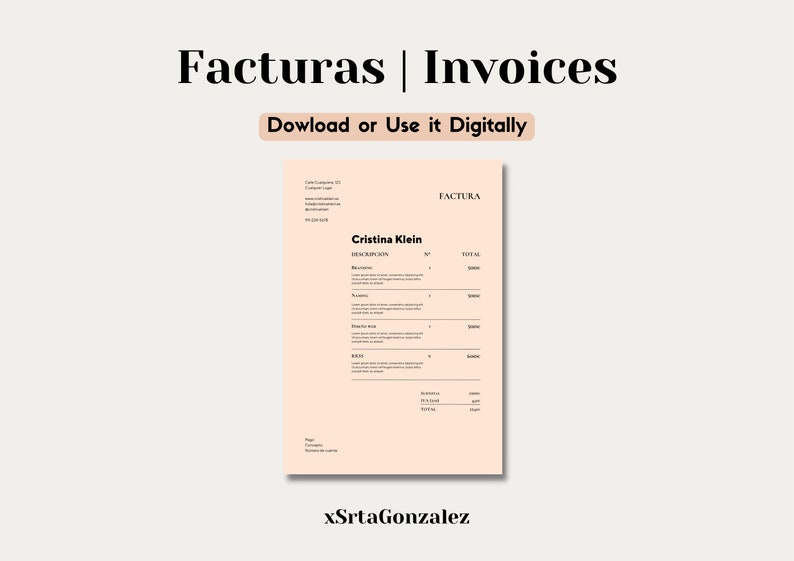 Invoice Template - Canva Editable, Minimal Invoice, Color Invoice ...
