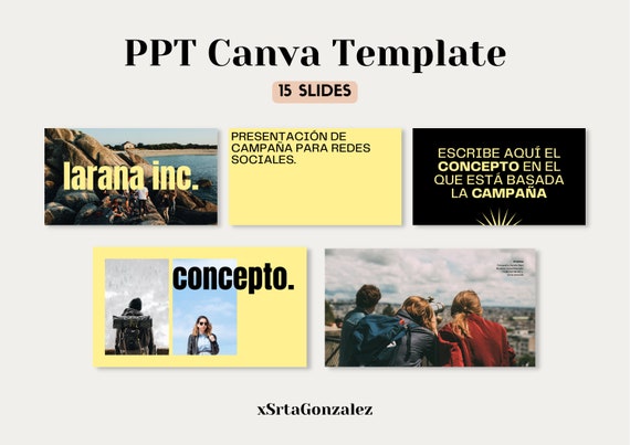 Presentation Template Canva Template Small Business - Etsy