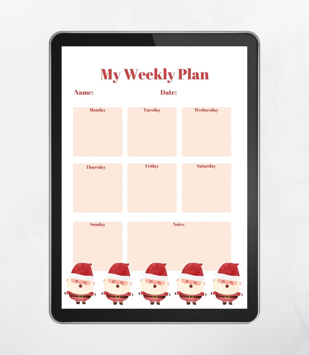 Digital Weekly Planner - Etsy