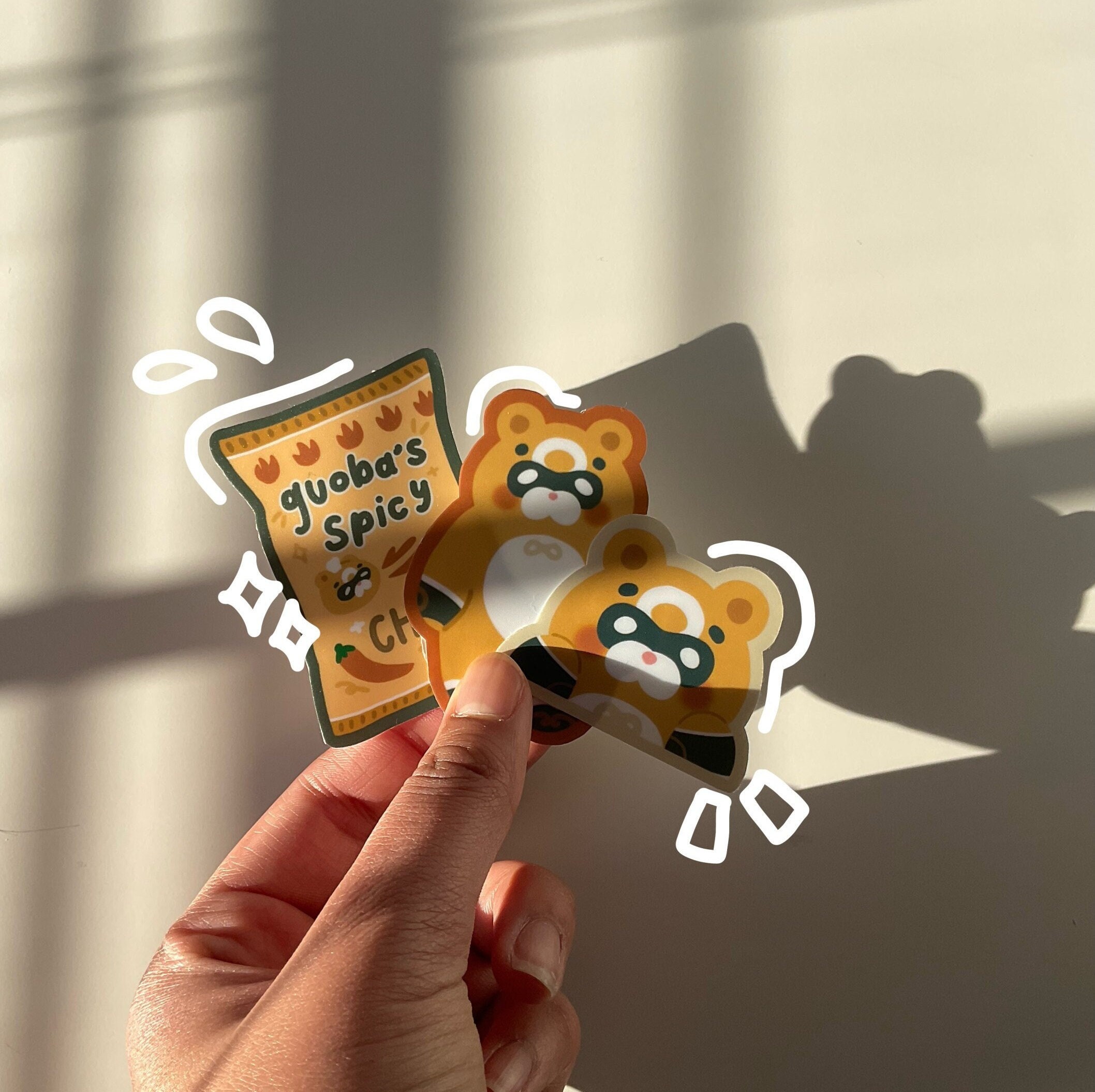 Genshin Impact Guoba Sticker Set // Die Cut Waterproof - Etsy