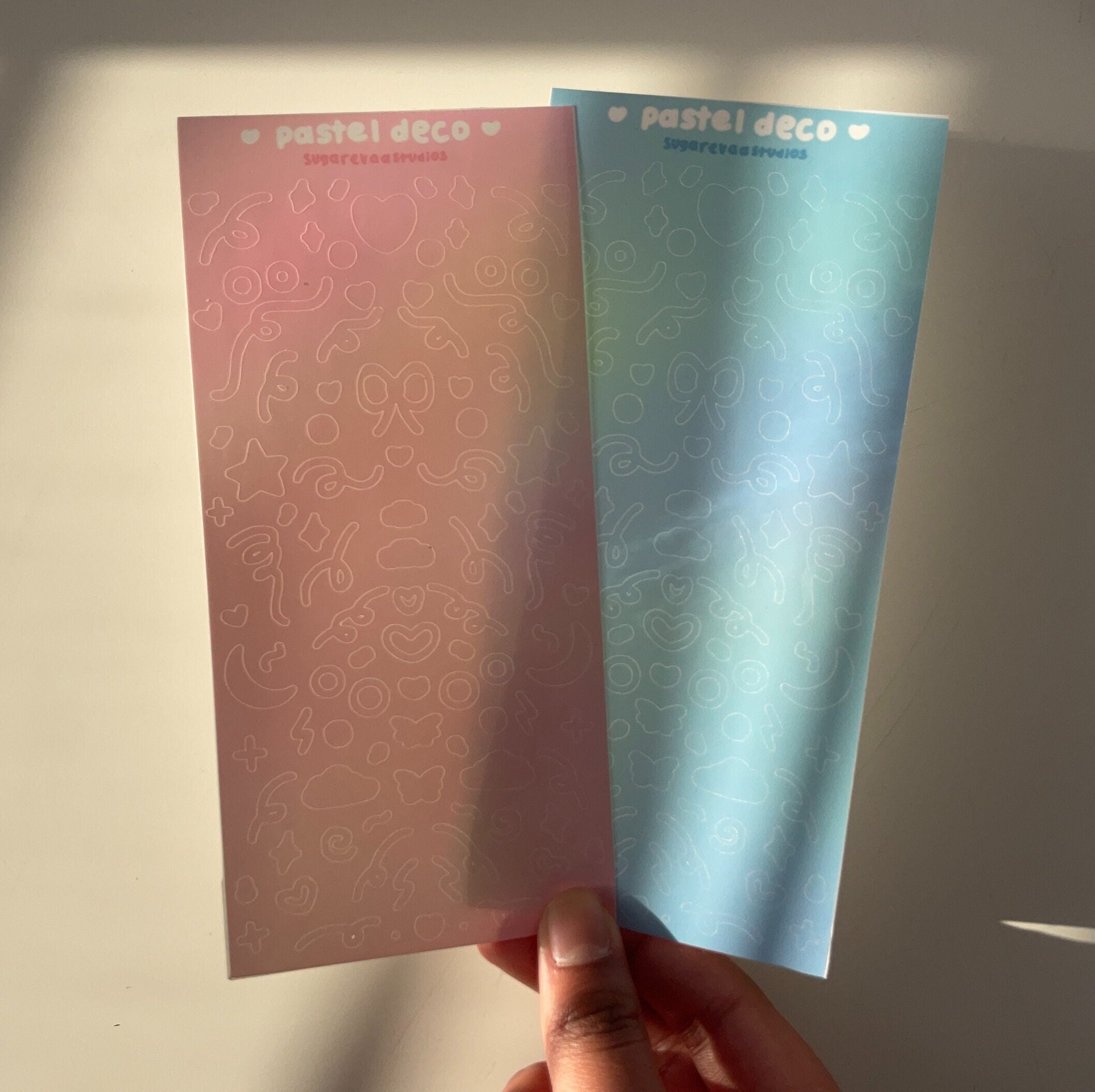 Pastel Deco Sticker Sheets // Kawaii Journaling Polco Deco Sticker ...