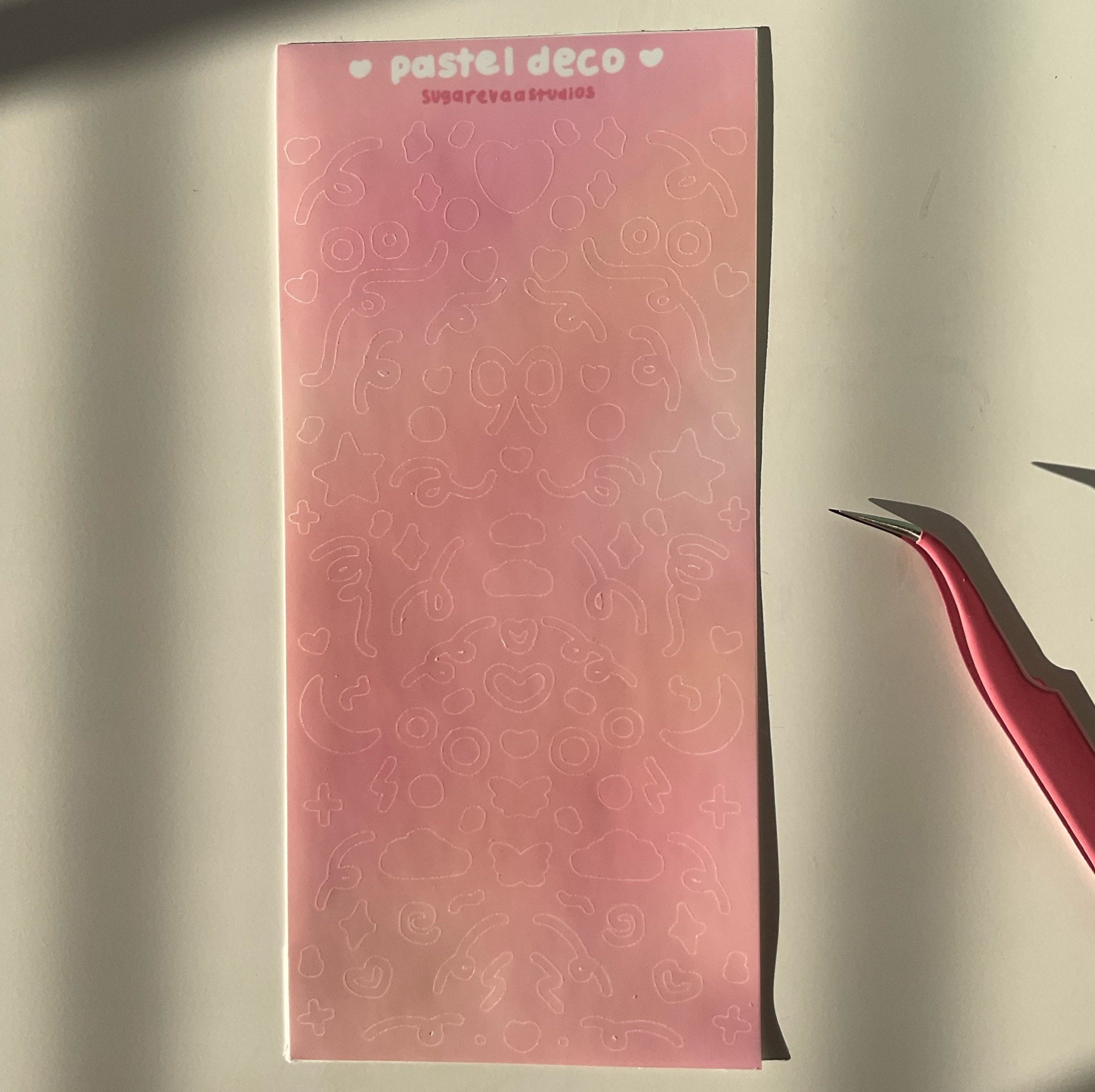 Pastel Deco Sticker Sheets // Kawaii Journaling Polco Deco Sticker ...