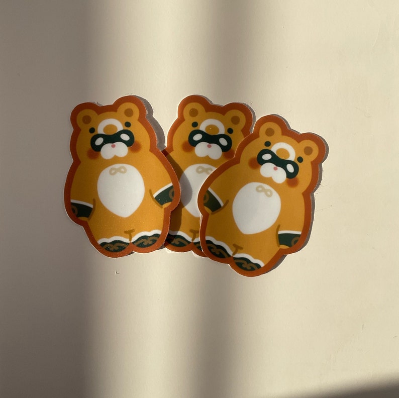 Genshin Impact Guoba Sticker Set // Die Cut Waterproof - Etsy