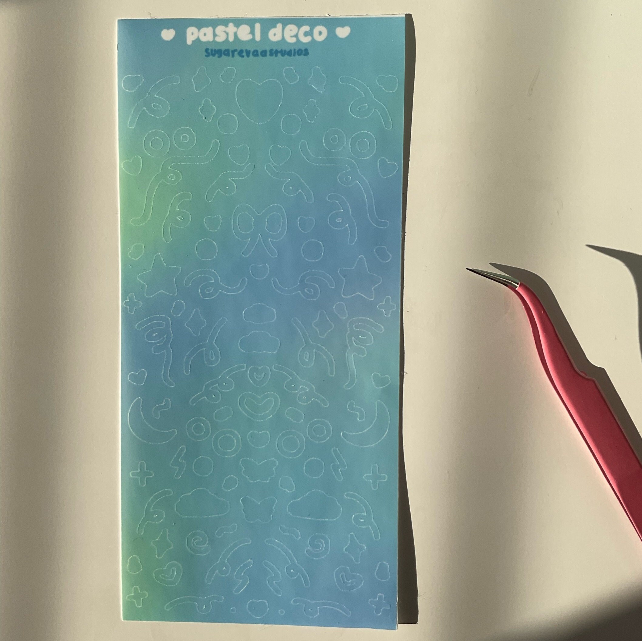 Pastel Deco Sticker Sheets // Kawaii Journaling Polco Deco Sticker ...