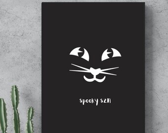 Boo Halloween, Printable Poster, Printable Wall Art, Downloadable Print ...