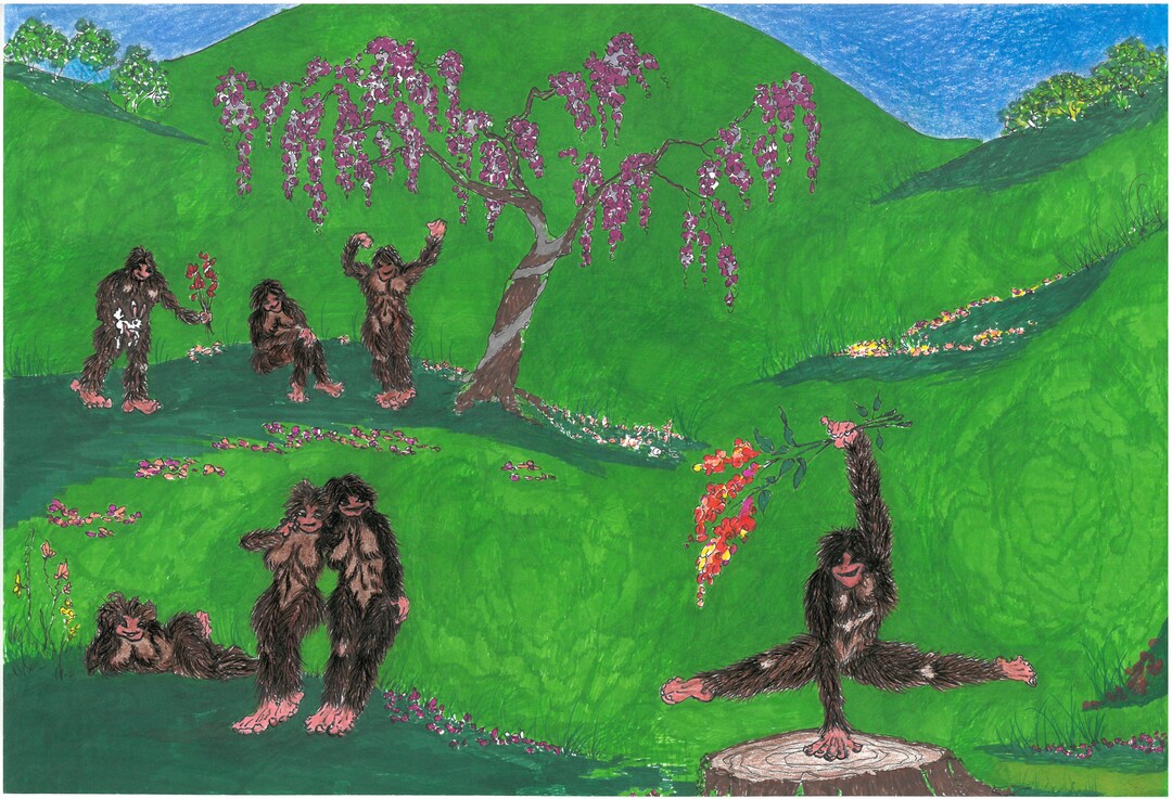 Spring Time at the Sasquatch Meadows - Etsy