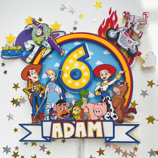 Toy Story Cake Topper 2nd Birthday - Etsy