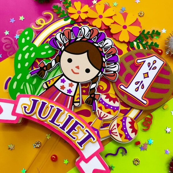 Fiesta Cake Topper - Etsy
