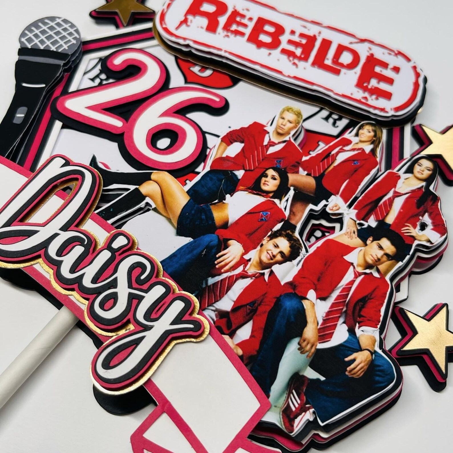 Buy RBD Cake Topper Rebelde Cake Topper Online in India - Etsy