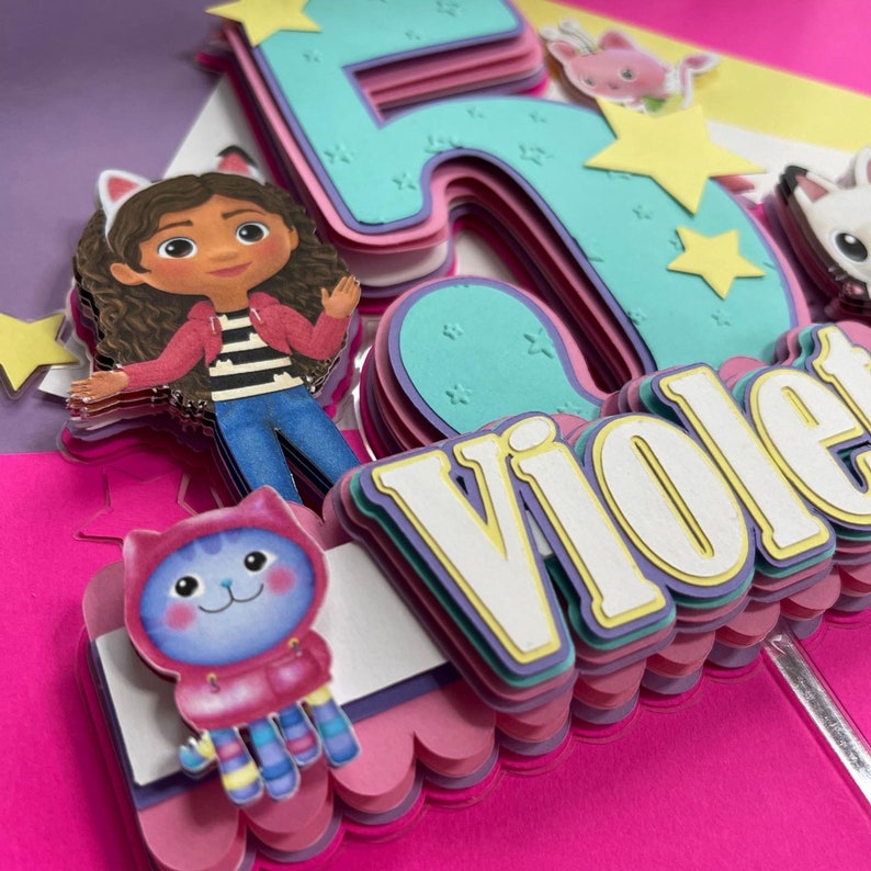 Gabby Dollhouse Cake Topper - Etsy Australia