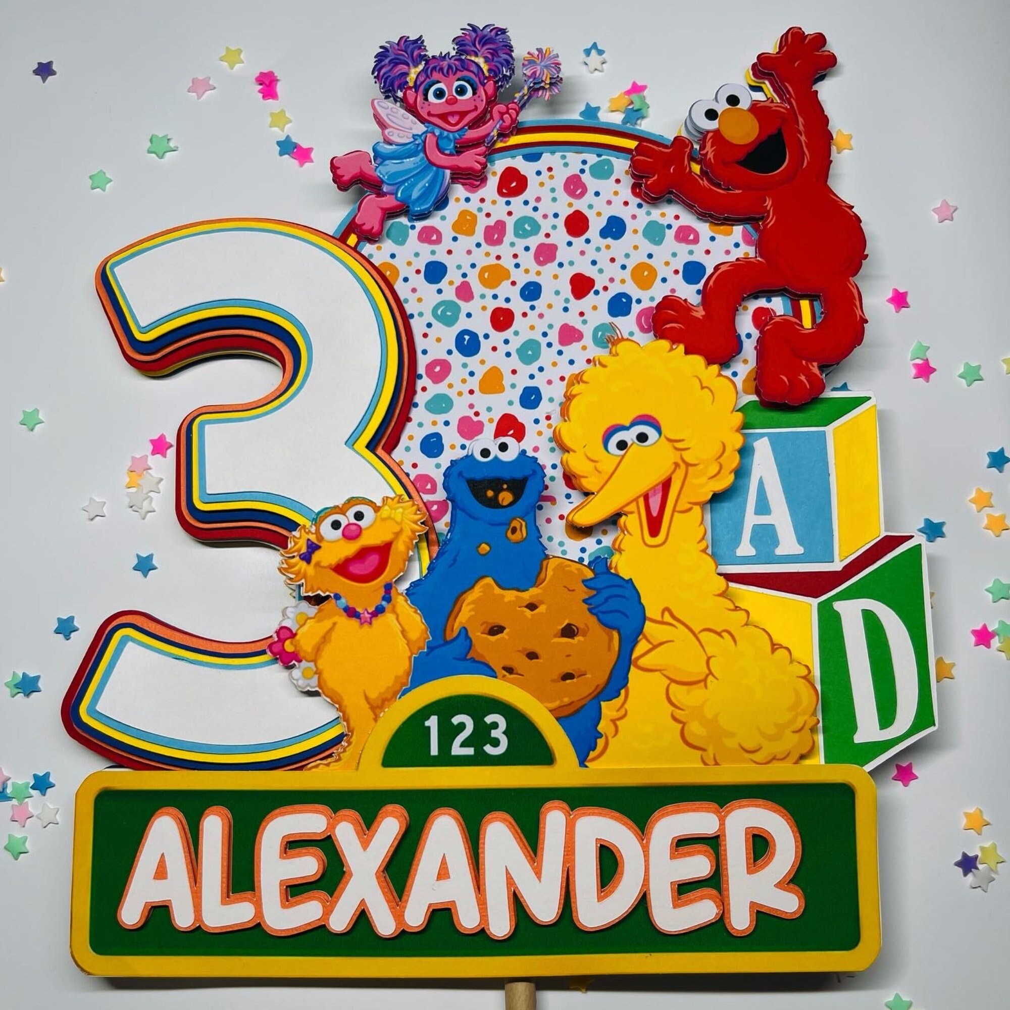 Elmo Cake Topper Sesame Street Cake Topper - Etsy Canada