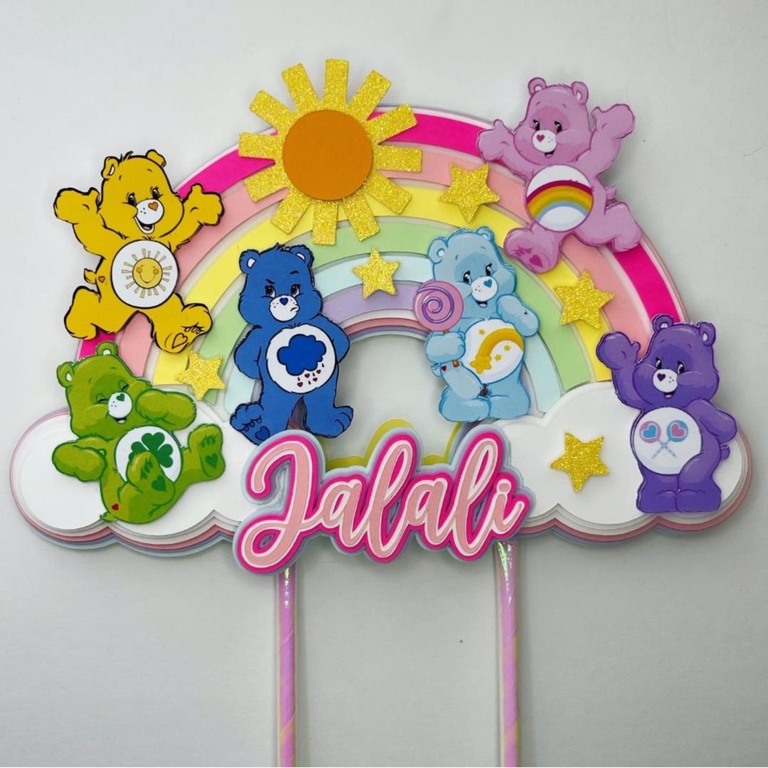 Care Bears Cake Topper, Care Bears Party - Etsy