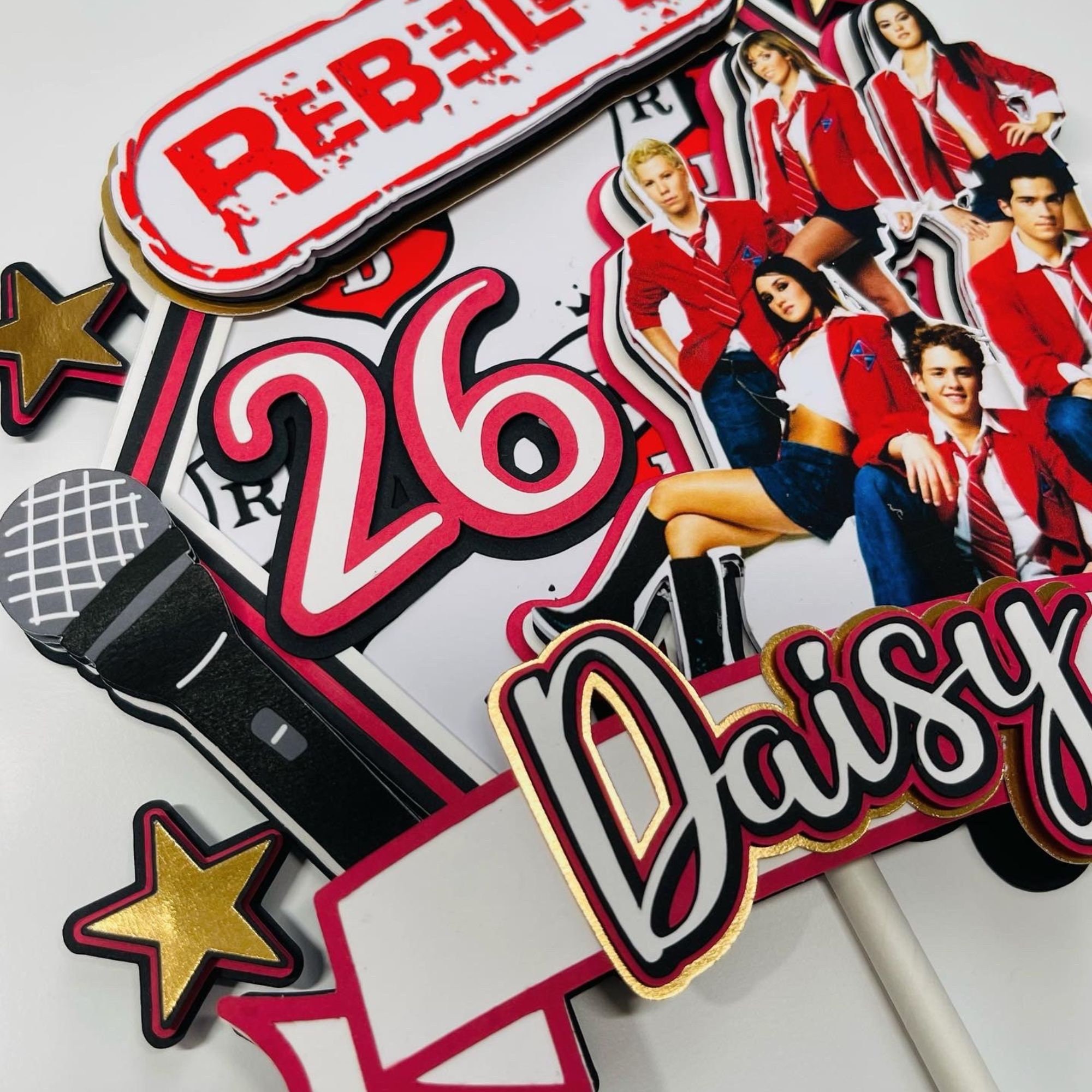 Buy RBD Cake Topper Rebelde Cake Topper Online in India - Etsy