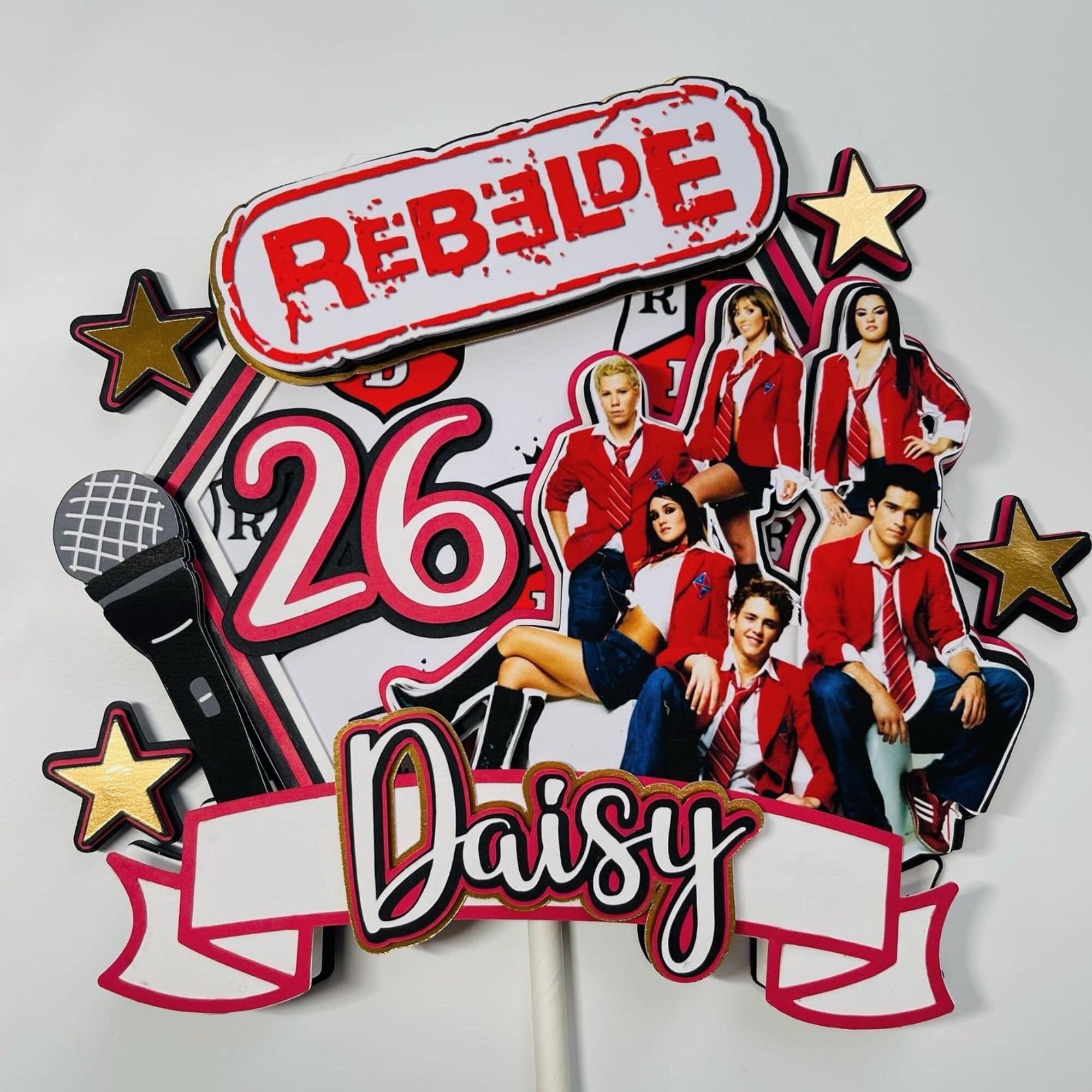 Buy RBD Cake Topper Rebelde Cake Topper Online in India - Etsy