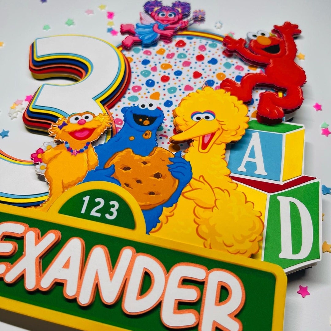 Elmo Cake Topper, Sesame Street Cake Topper - Etsy Australia