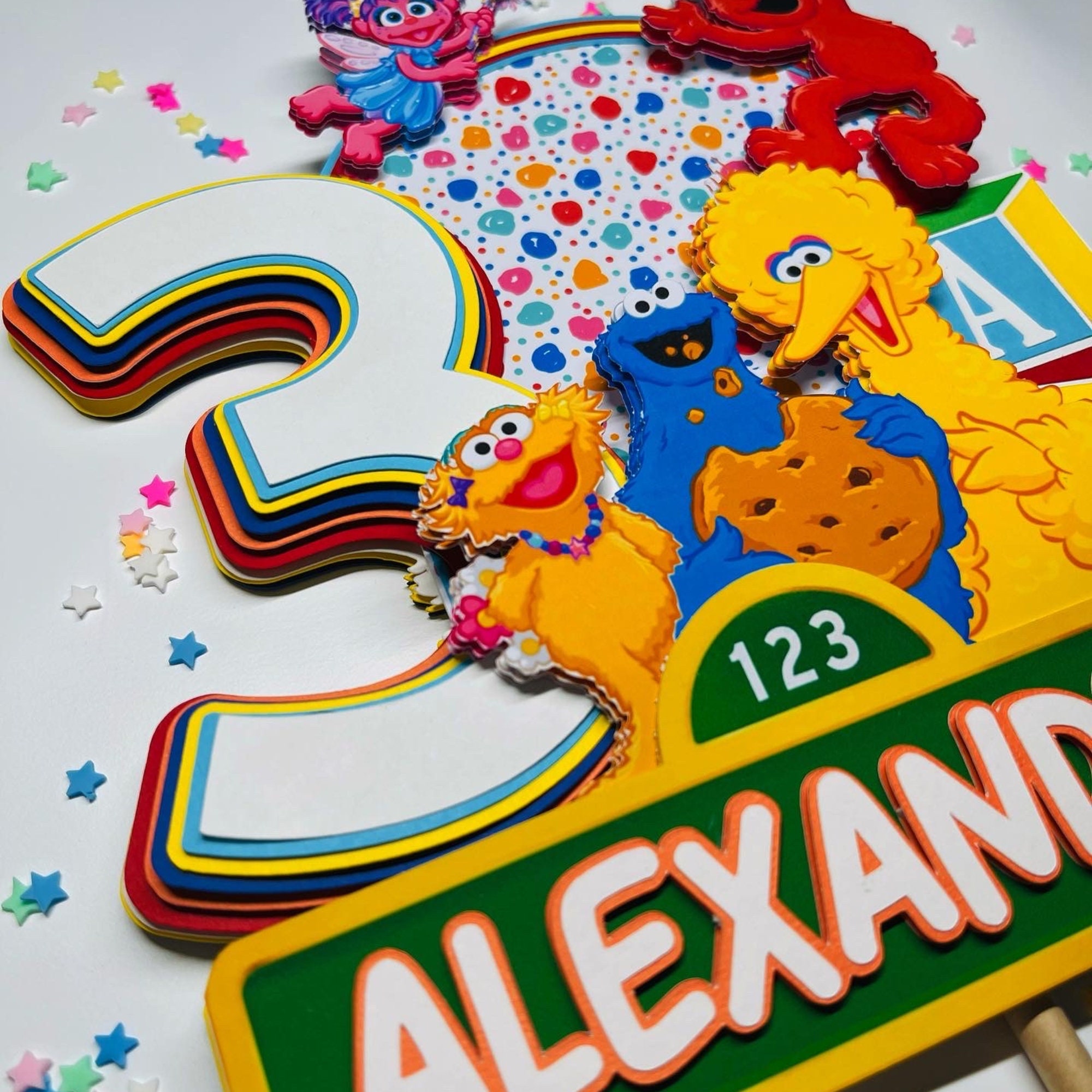 Elmo Cake Topper Sesame Street Cake Topper - Etsy Canada