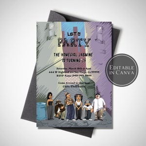 Editable Cholo/cholo Party Invitation, Dress up Birthday Party Cholo ...