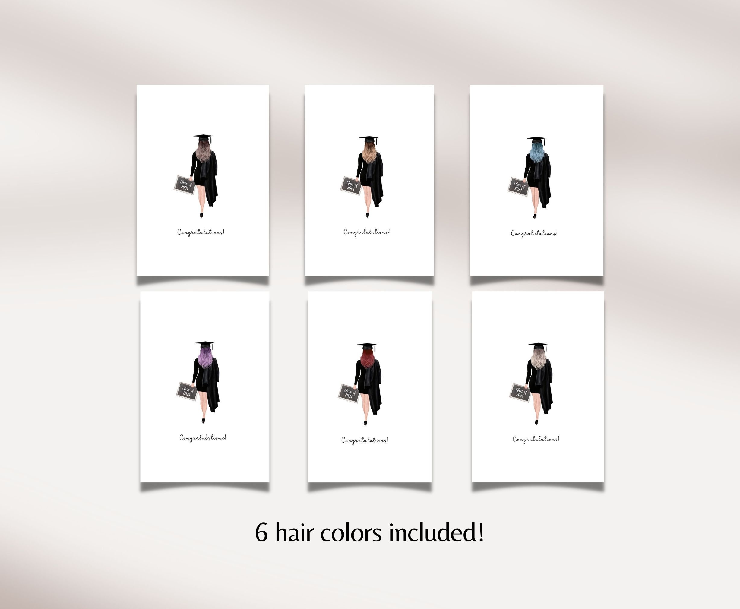 Graduation Card for Girls, Instant Download, Printable Graduation Card ...