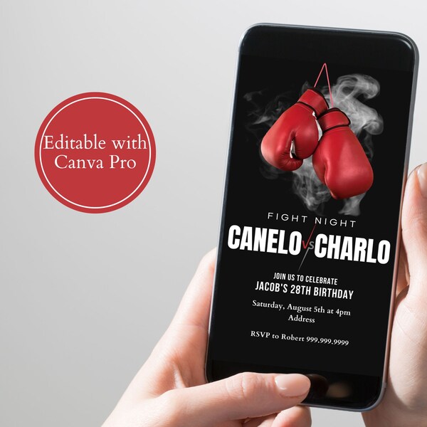 Boxing Party - Etsy