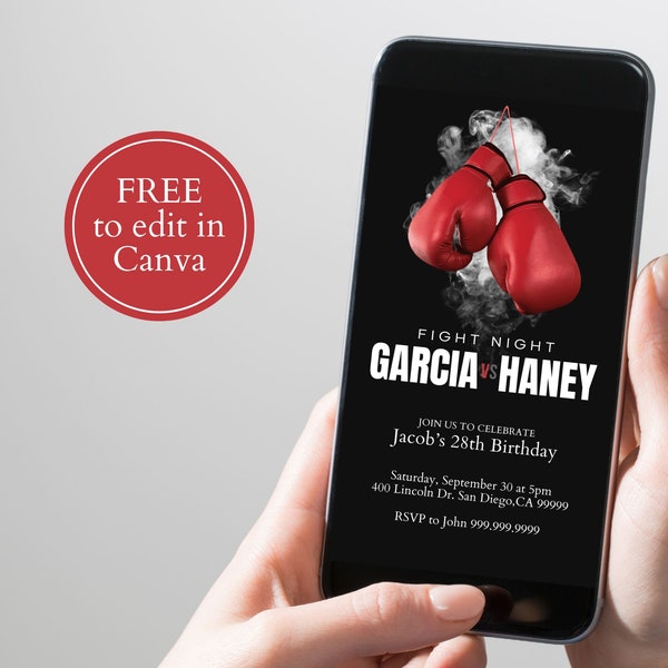 Boxing Party - Etsy