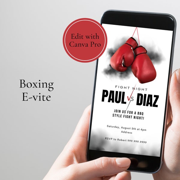 Fight Night Party - Etsy