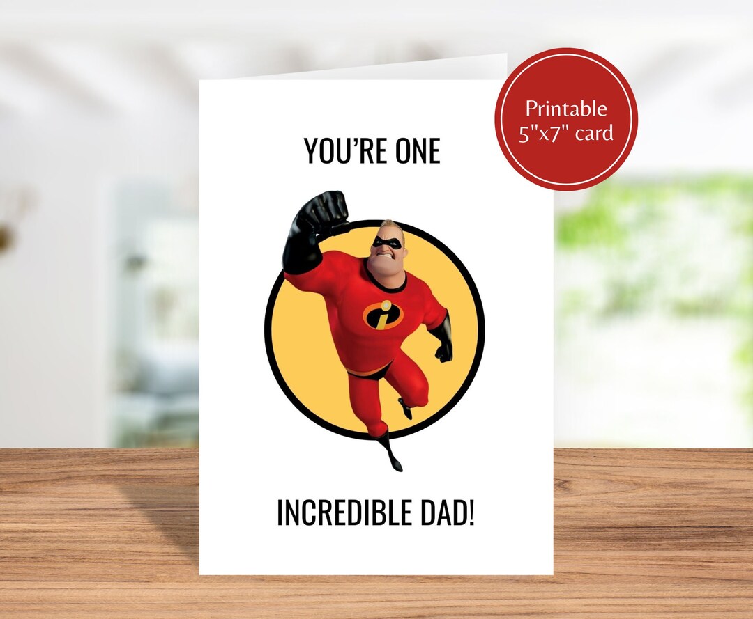 Printable Fathers Day Card, Digital Download, Instant Download, Card ...