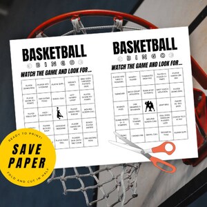 Basketball Bingo: NBA, WNBA, March Madness (PDF Downloads) - Etsy