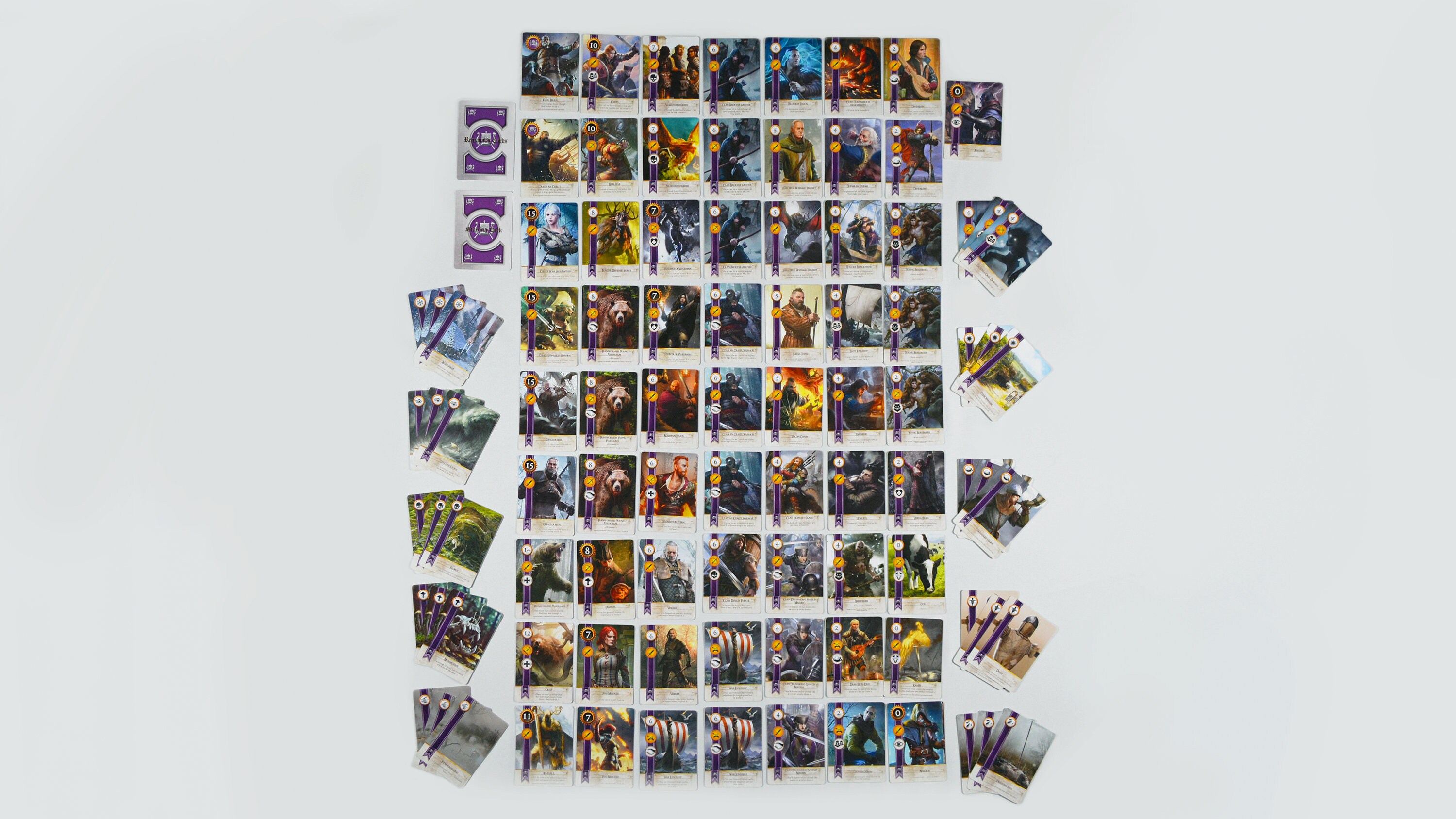 Elevated Essentials Gwent Full Deck Set - 501 Cards on Premium Blue ...